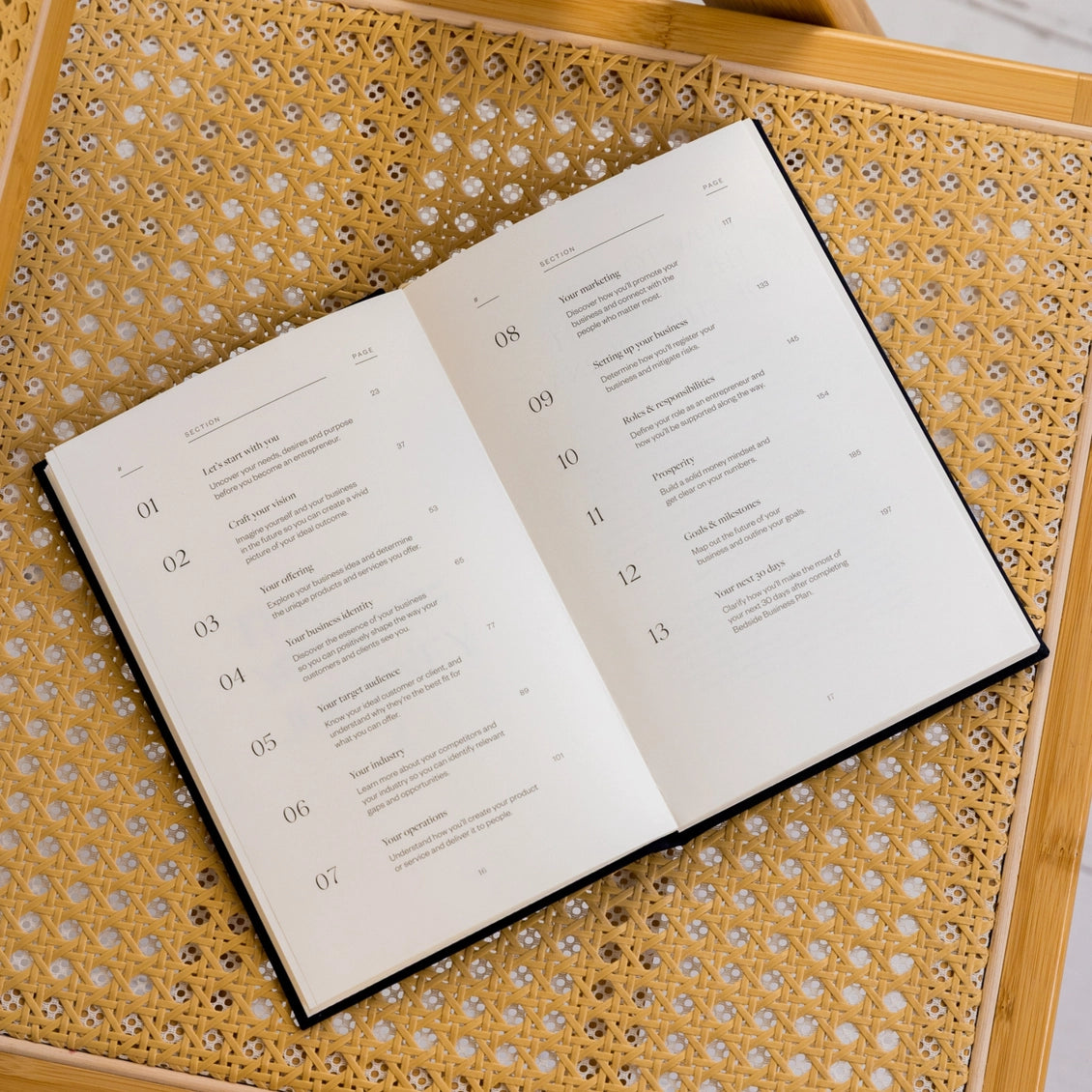 Bedside Business Plan Guided Journal – Luna Collective